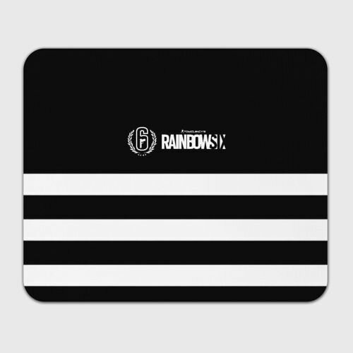 Rainbow six geometry line Коврик для мыши