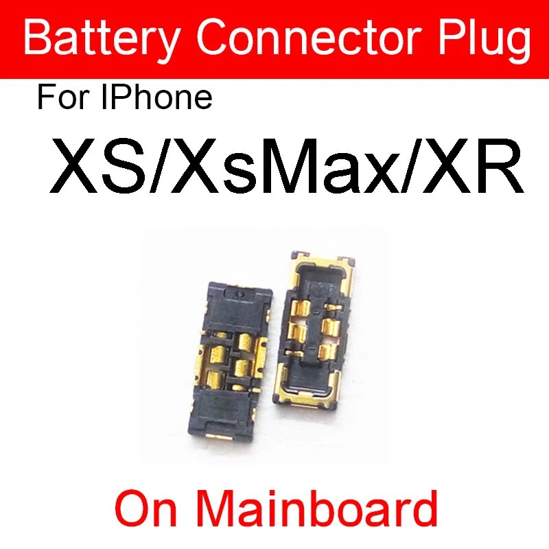 2 шт. встроенный держатель разъема батареи FPC для iphone 11 12 Pro Max XS XR X On Board XS XR XsMax