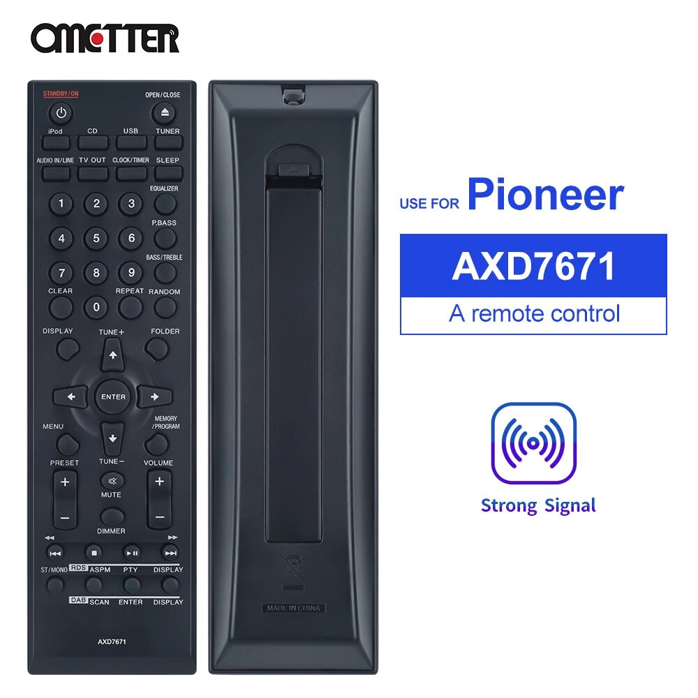 AXD7671, подходит для домашнего кинотеатра Pioneer, пульт дистанционного управления аудиоплеером, X-CM31DAB-W X-CM31DAB-T X-CM31DAB-K