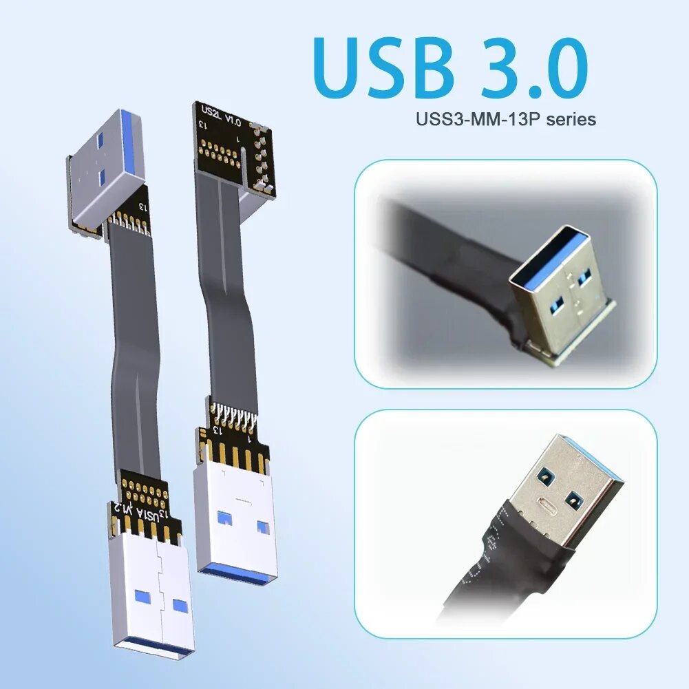 USB 3.0 кабель ADT-Link 20cm S1A-S2B — фото 1