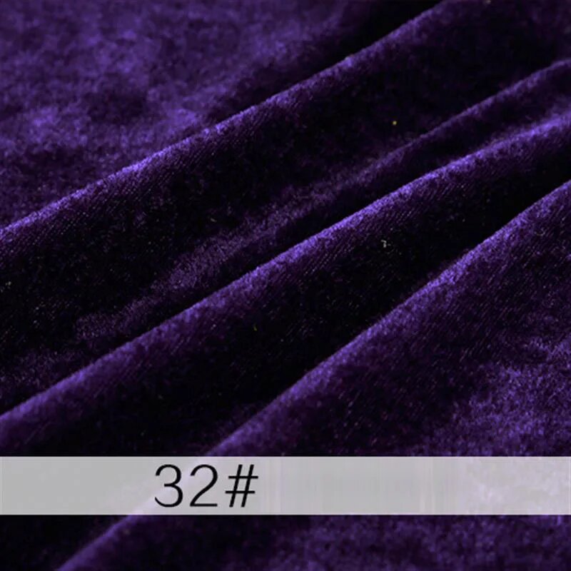 Бархатная ткань Amyries из полиэстера 160 см Фиолетовый, 100x160cm(40x63inch), Violets