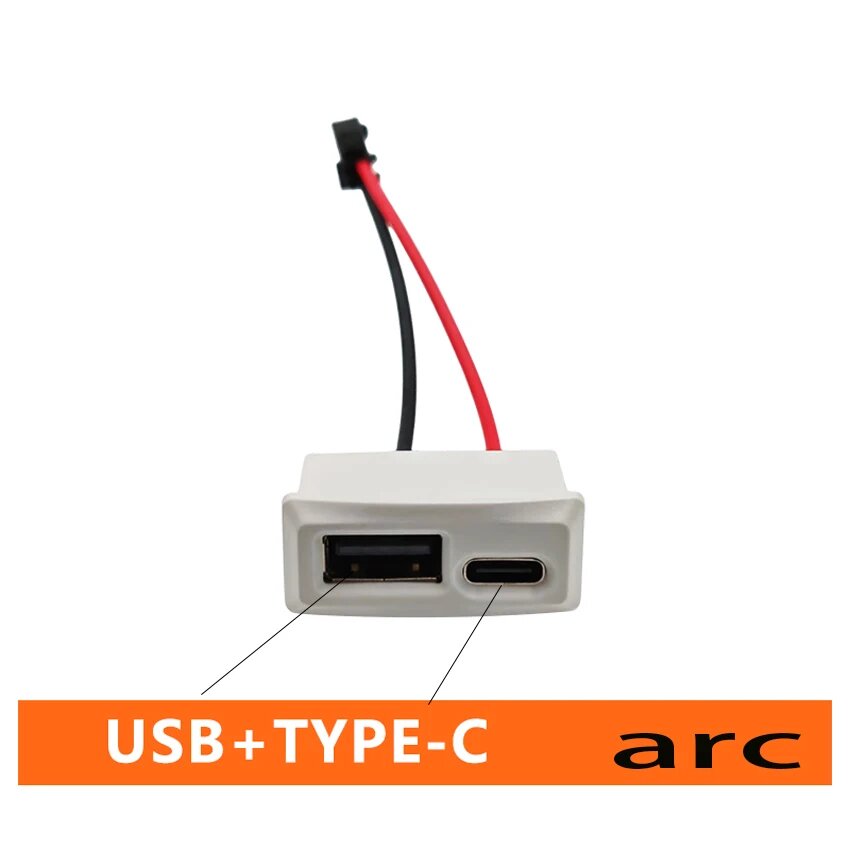 Разъем USB Type-C JCD Белый, white — фото 1