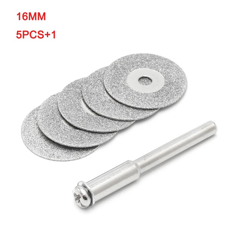 Алмазный шлифовальный круг Dremel, 5 шт./лот, аксессуары для алмазного шлифовального круга, дисковая пила, роторный инструмент Dremel, алмазные диски 16