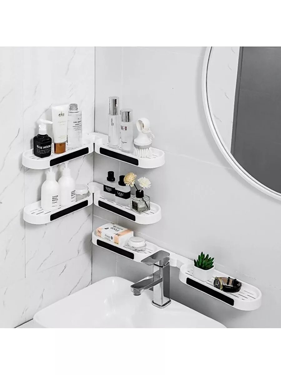 Полка угловая в ванную