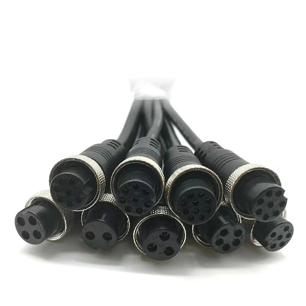 Авиационный разъем GX16 2/3/4/5/6/7/8/9/10 Pin 20 см 8pin, Female