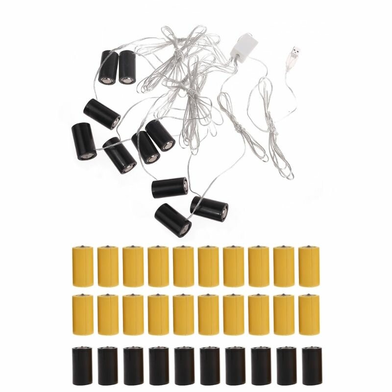 LR14 C Батарея питания USB заменить ячейку 4,5 В 3 В, - один на десять