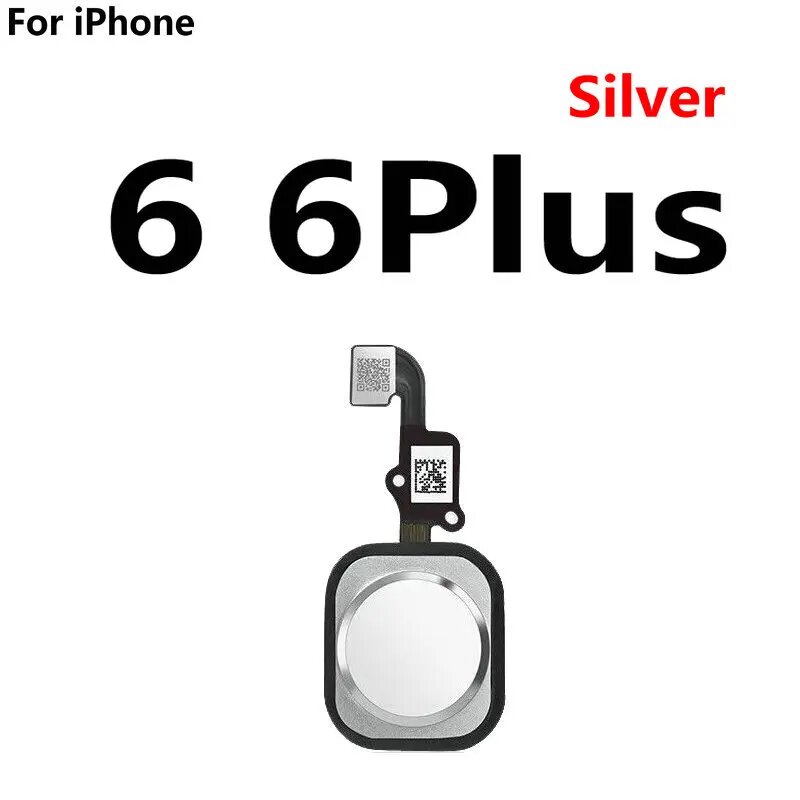 Новинка Кнопка Домой сканер отпечатков пальцев Кнопка возврата гибкий кабель Замена для Iphone 6 6s 4,7/Iphone 6s Plus 5,5 For 6 6plus Silver
