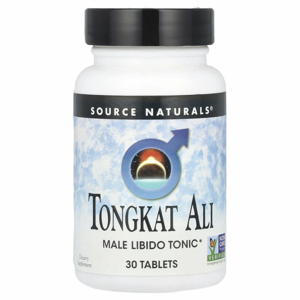 Source Naturals, Тонгкат али, 80 мг, 30 таблеток