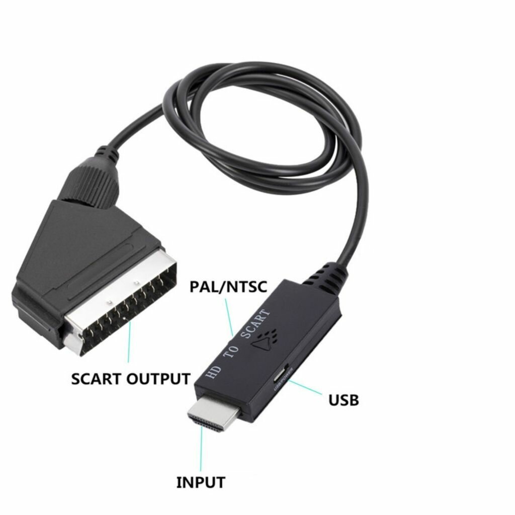 Линия питания преобразователя HDMI в SCART