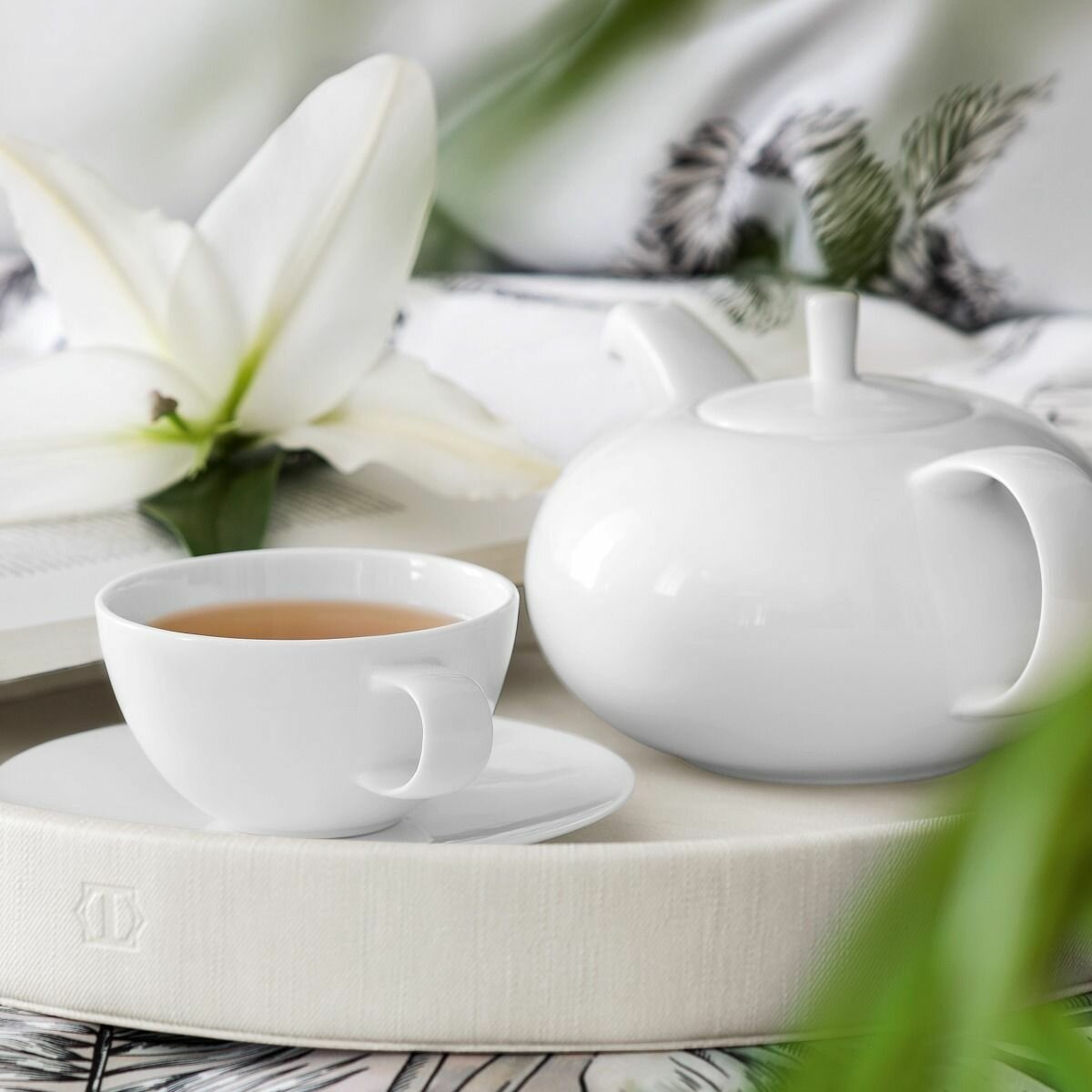 НЕА бел. Чайная пара 300 мл, 2 пр