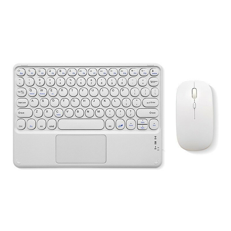 Клавиатура Bluetooth, для iPad, Samsung, планшета, белая