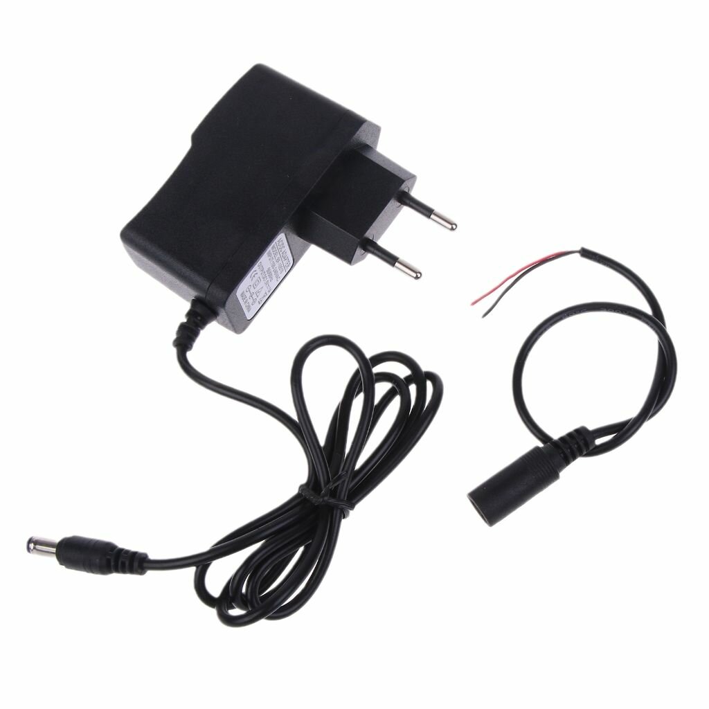 Адаптер питания AC-DC 5.5x2.5mm 1.5V1A для часов-термометров и других устройств