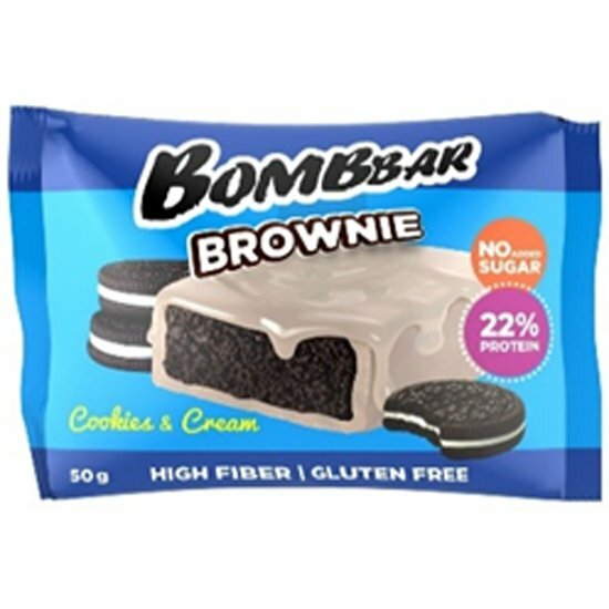 Протеиновое печенье Bombbar брауни печенье крем 50гр.