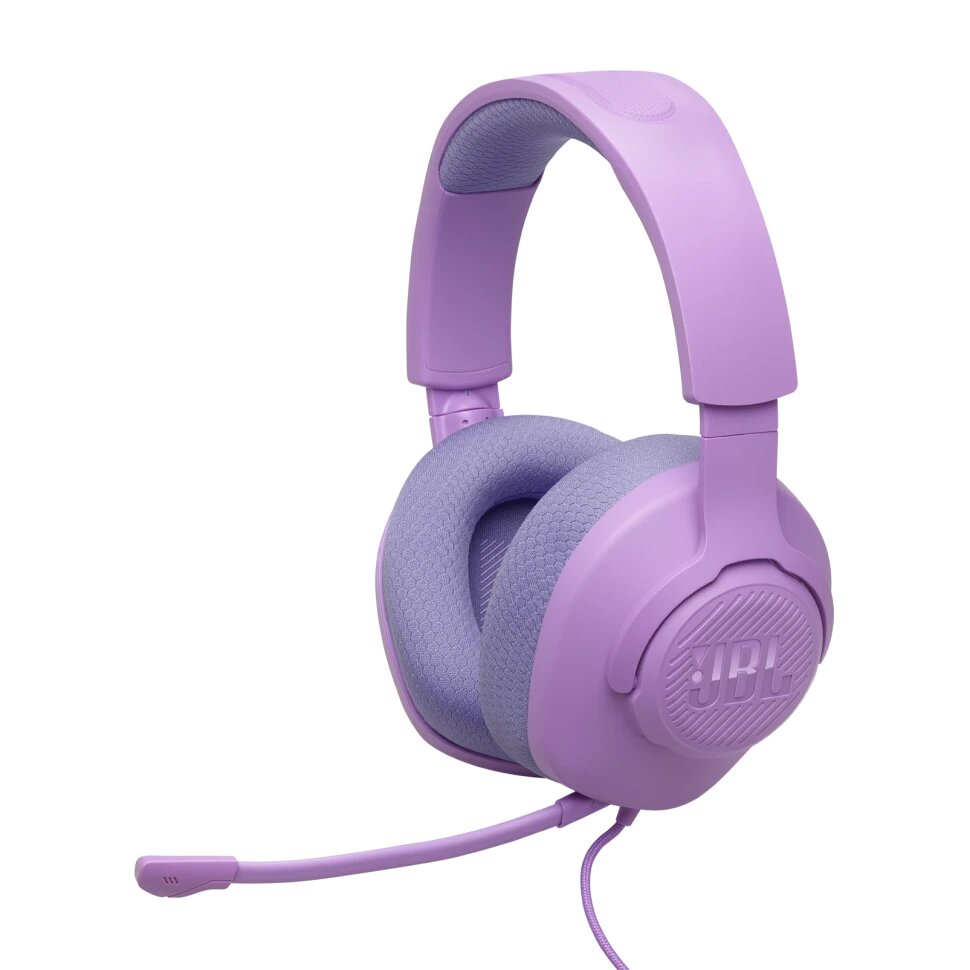 Проводные наушники JBL Quantum 100M2, Nintendo Switch, PS4, PS5, Xbox One, розовый
