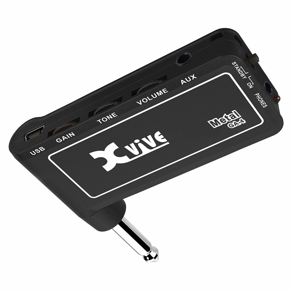 (1 коробка) усилитель мощности гитарной гарнитуры торговой марки xvive (пластиковый корпус) (для хранения)-GA-4 metal
