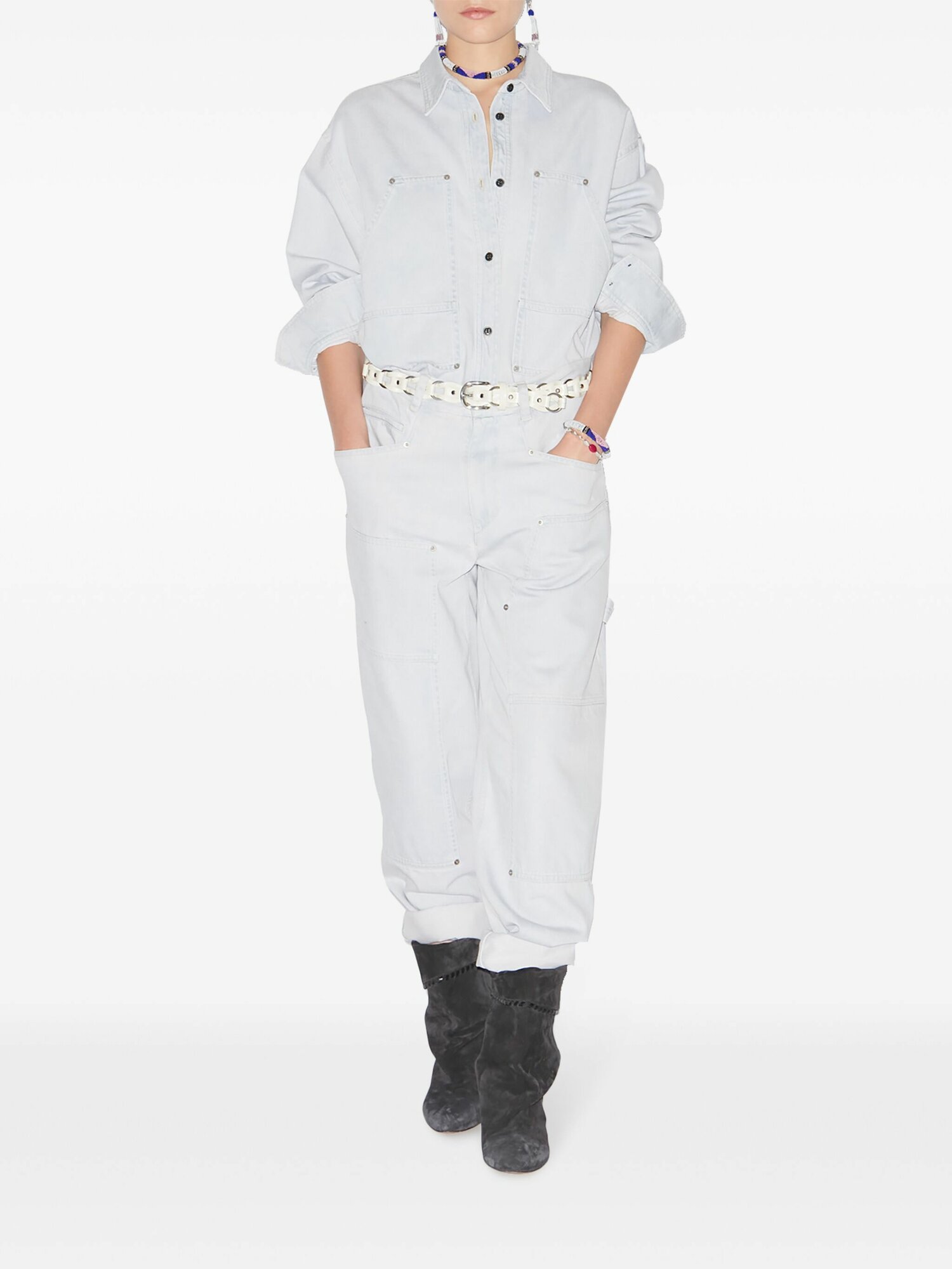 Куртка Isabel Marant Okely, размер 42, синий — фото 1