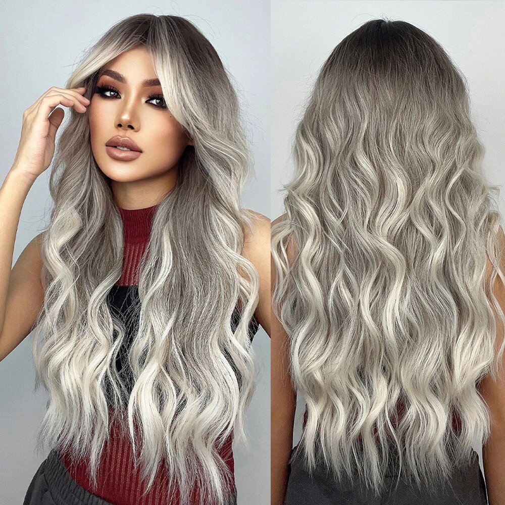 Синтетический парик TINY LANA шоколадный коричневый вьющийся LC2102-1