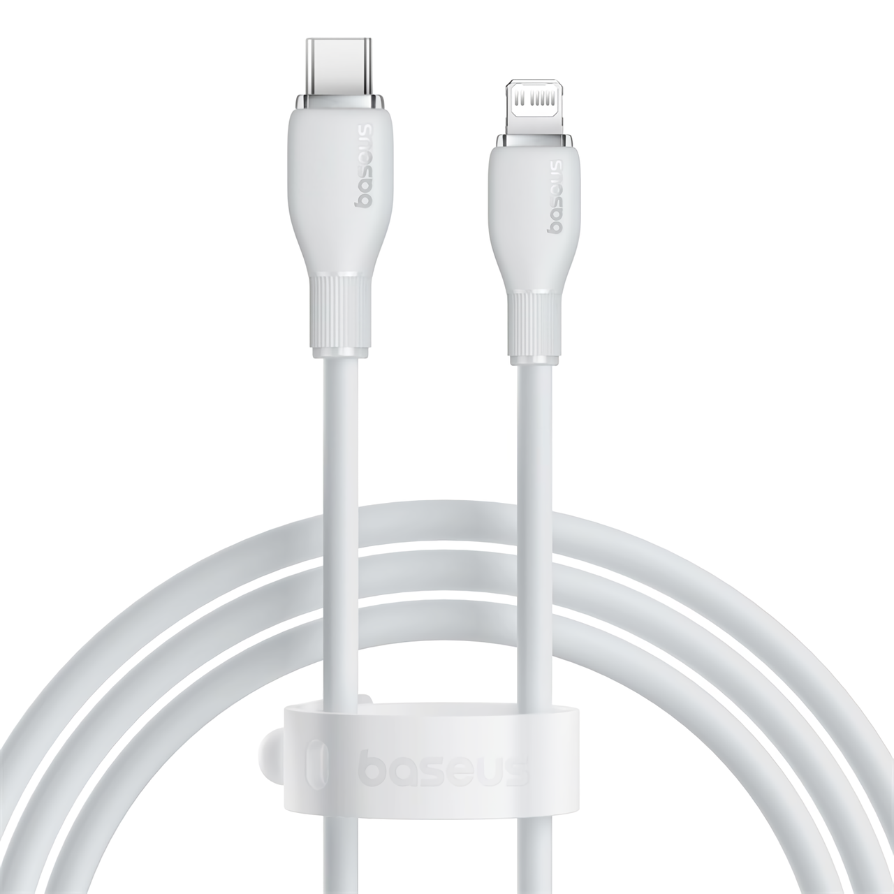 Кабель Baseus Pudding Series Fast Charging Cable Type-C to iP 20W 1.2m Stellar White (P10355701221-00)