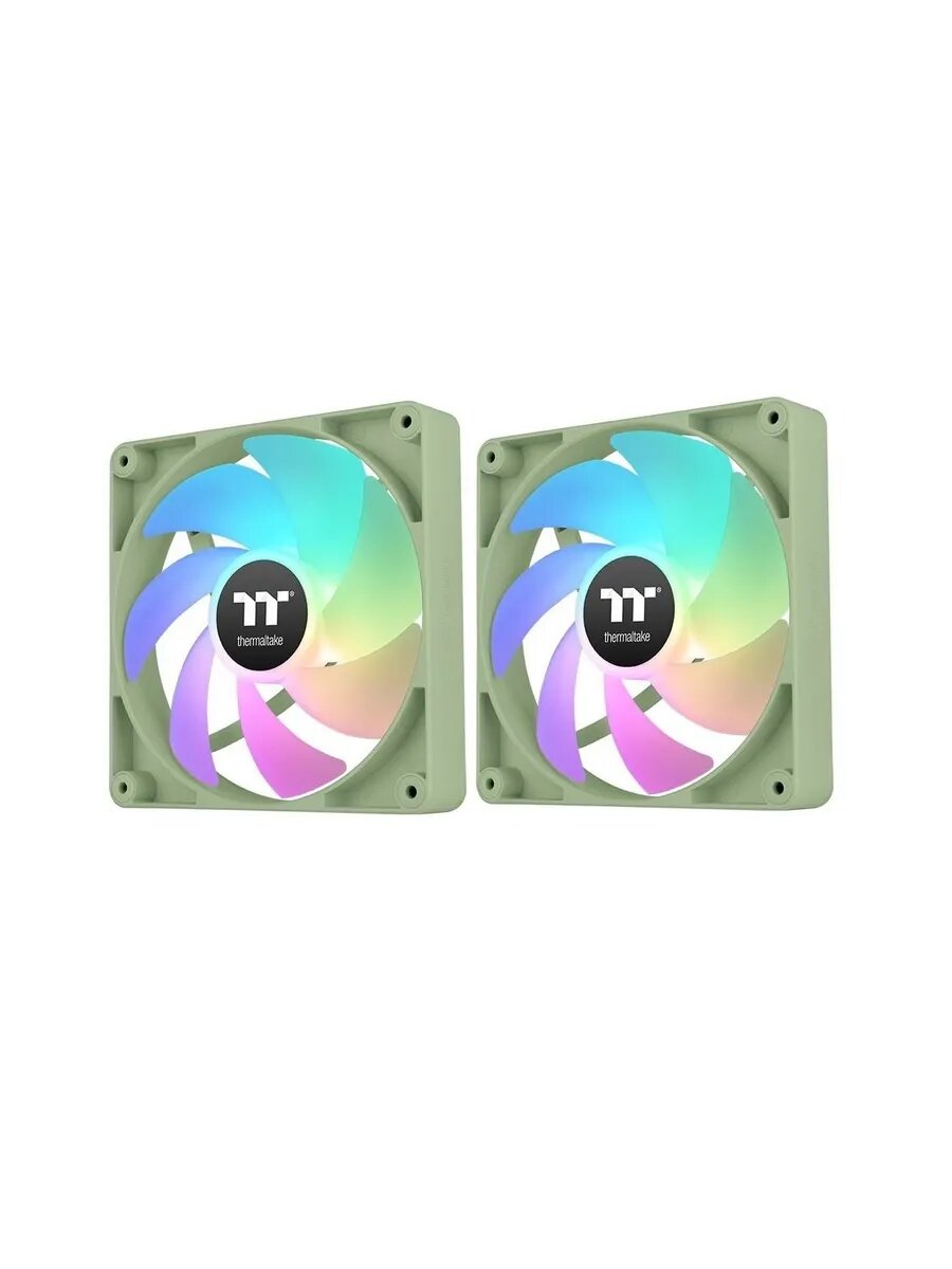 Кулер Thermaltake CT120 Sync Matcha ARGB зеленый 4-pin 25.8dB
