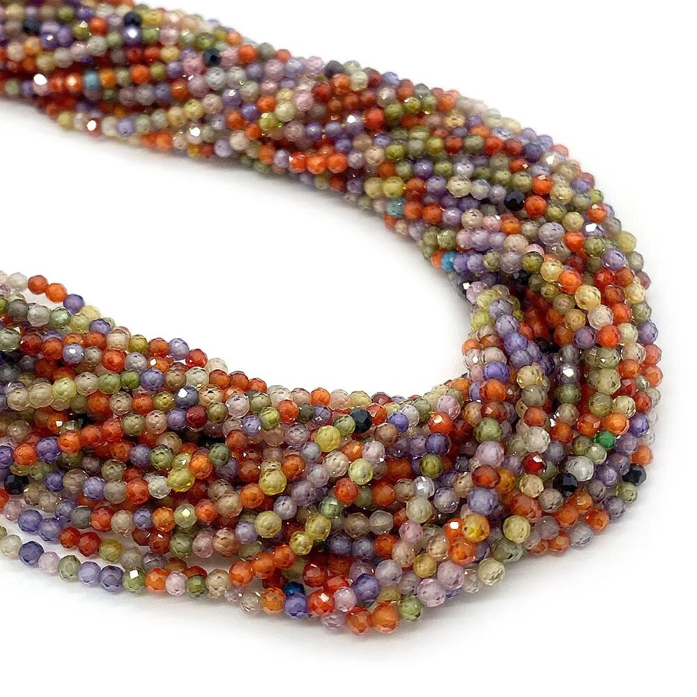 Натуральные бусины циркона 2мм, 3мм, 4мм 4mm about 95pcs, G