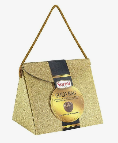 Sorini Gold Bag / Золотая сумочка 300г конфеты шоколадные (46785-8790)
