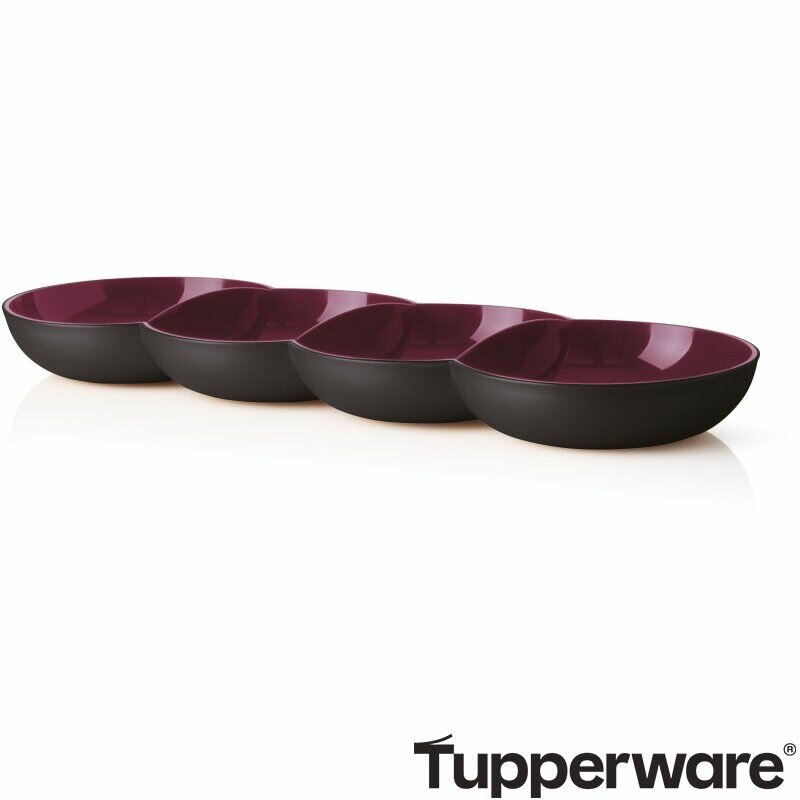 Менажница "Аллегро" черно-бордовая . Tupperware
