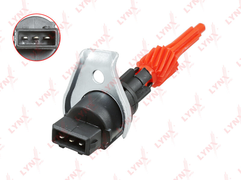 Датчик скорости LYNXauto DM-6806. Для AUDI Ауди A3 1.6-1.9d 96-03/TT 1.8 98-06, SKODA Шкода Fabia(Фабия) I 1.9d-2.0 00>/Felicia 1.6 95-01/Octavia(Окта