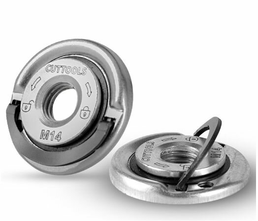 Гайка быстрозажимная для УШМ, болгарки установка без ключа