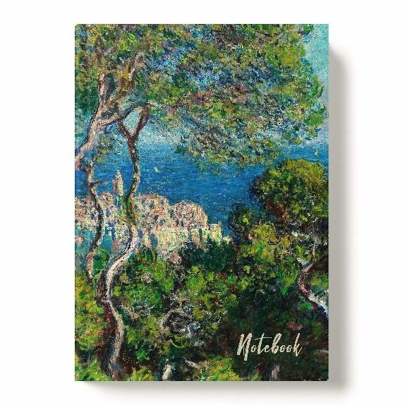Записная книжка Academy Style "Вид на море", А5, 128 листов, клетка (13421)