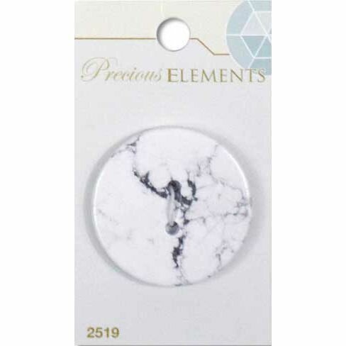 Пуговица BLUMENTHAL LANSING "Precious Elements", цвет Мраморный, 38 мм