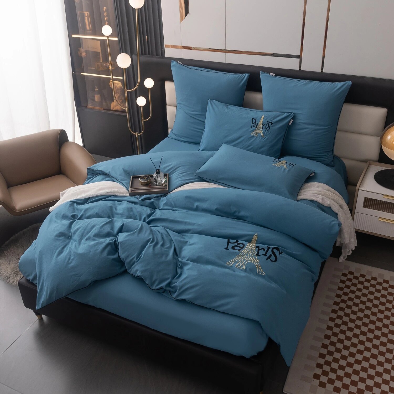 Комплект постельного белья Mood of Paris MP016 2 спальный 4 Наволочки