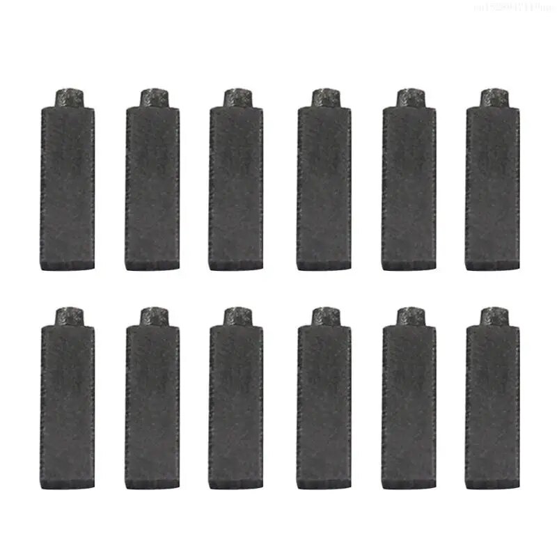 12 шт. многофункциональные угольные щетки 4x5,5x17 мм угольные щетки якоря двигателя R9UD