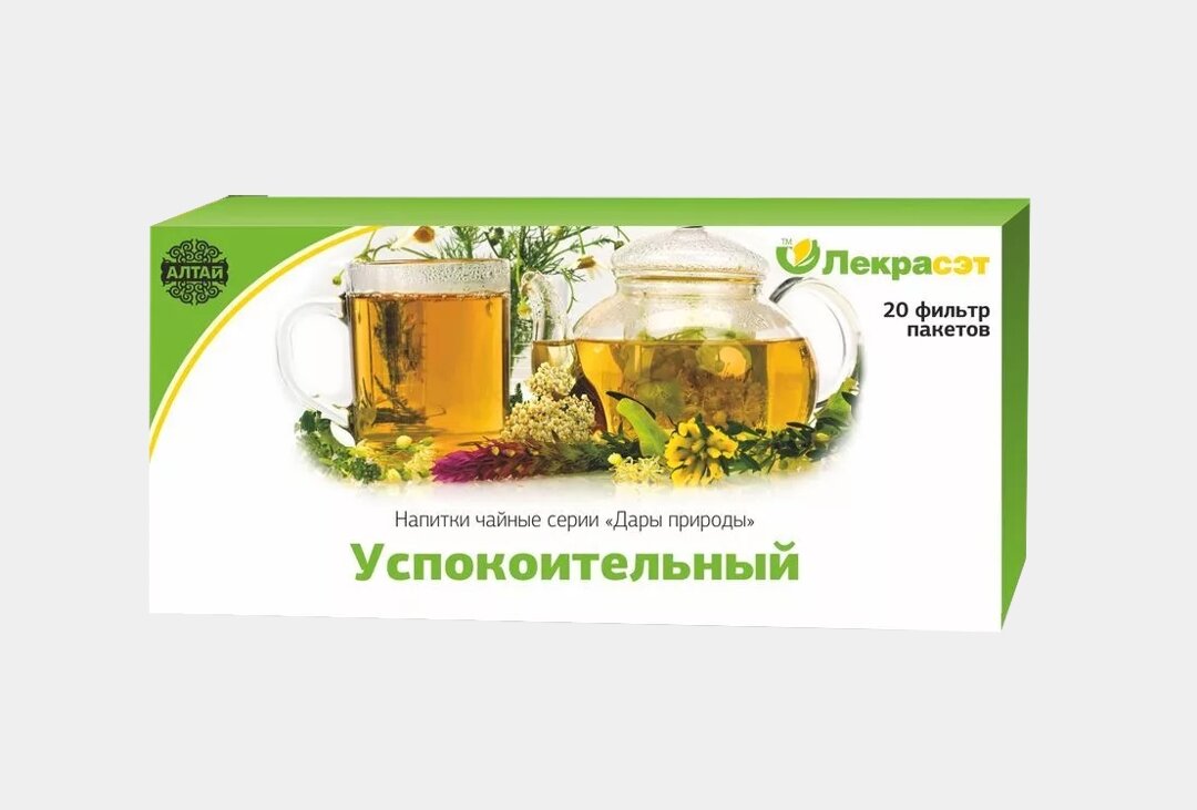 Сбор успокоительный, 20 фильтр-пакетов (Лекра-СЭТ) (производство Алтай)