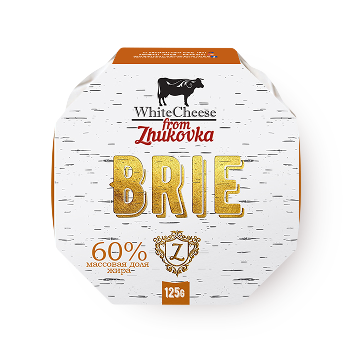 Сыр WhiteCheese from Zhukovka Бри, мягкий, с белой плесенью, 60%, 125 г