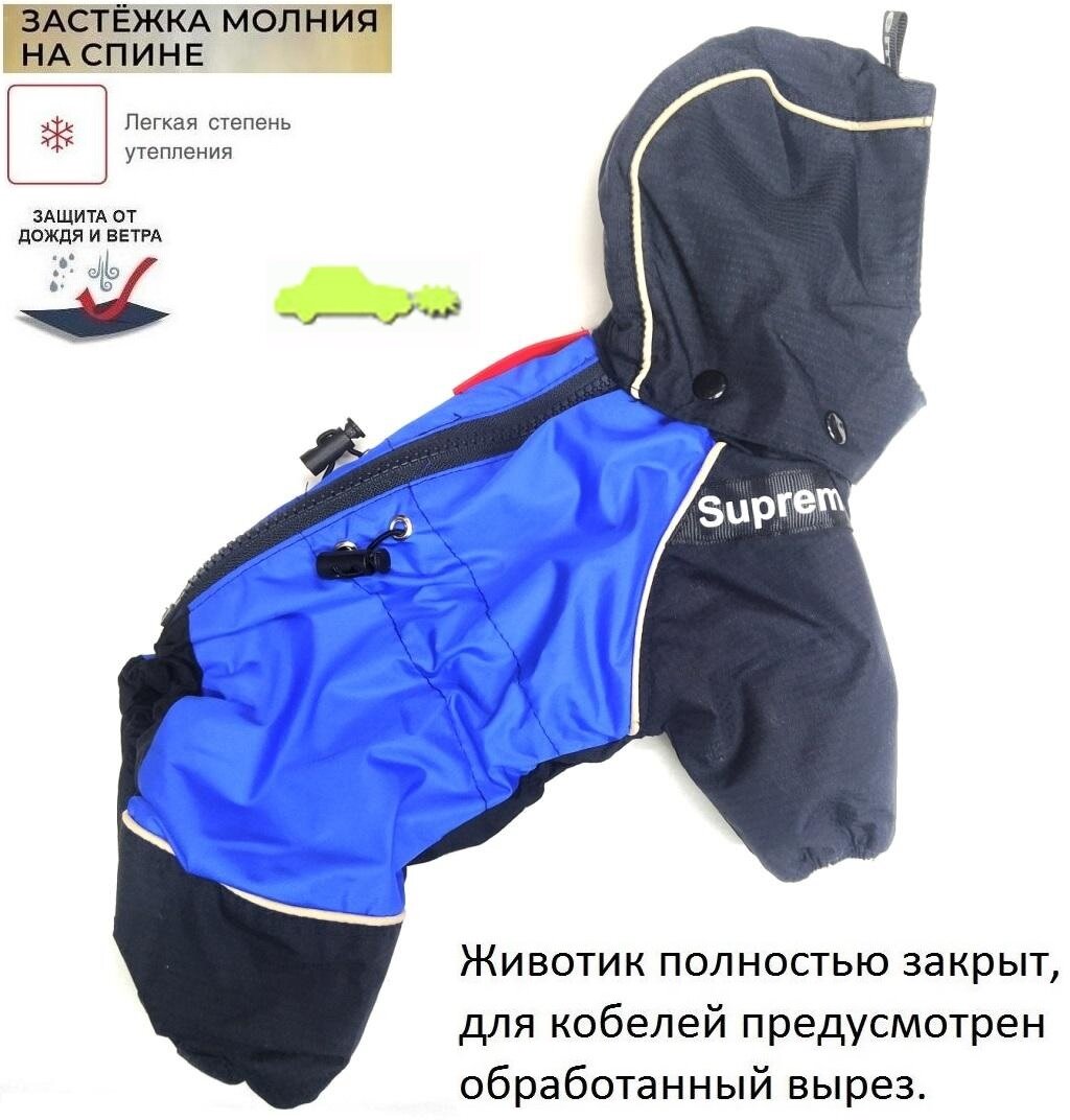 Комбинезон для собак на флисе (23см )