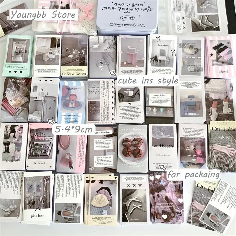 Корейские стикеры для упаковки 30 шт