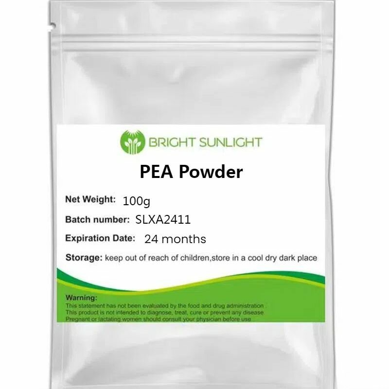 Чистый порошок пальмитоилэтаноламида- горошина Pure Palmitoylethanolamide Powder-100g PEA