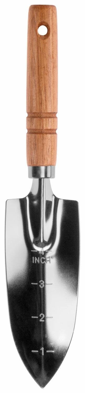 Совок посадочный 275 мм, узкий, деревянная рукоятка, арт.0532-2