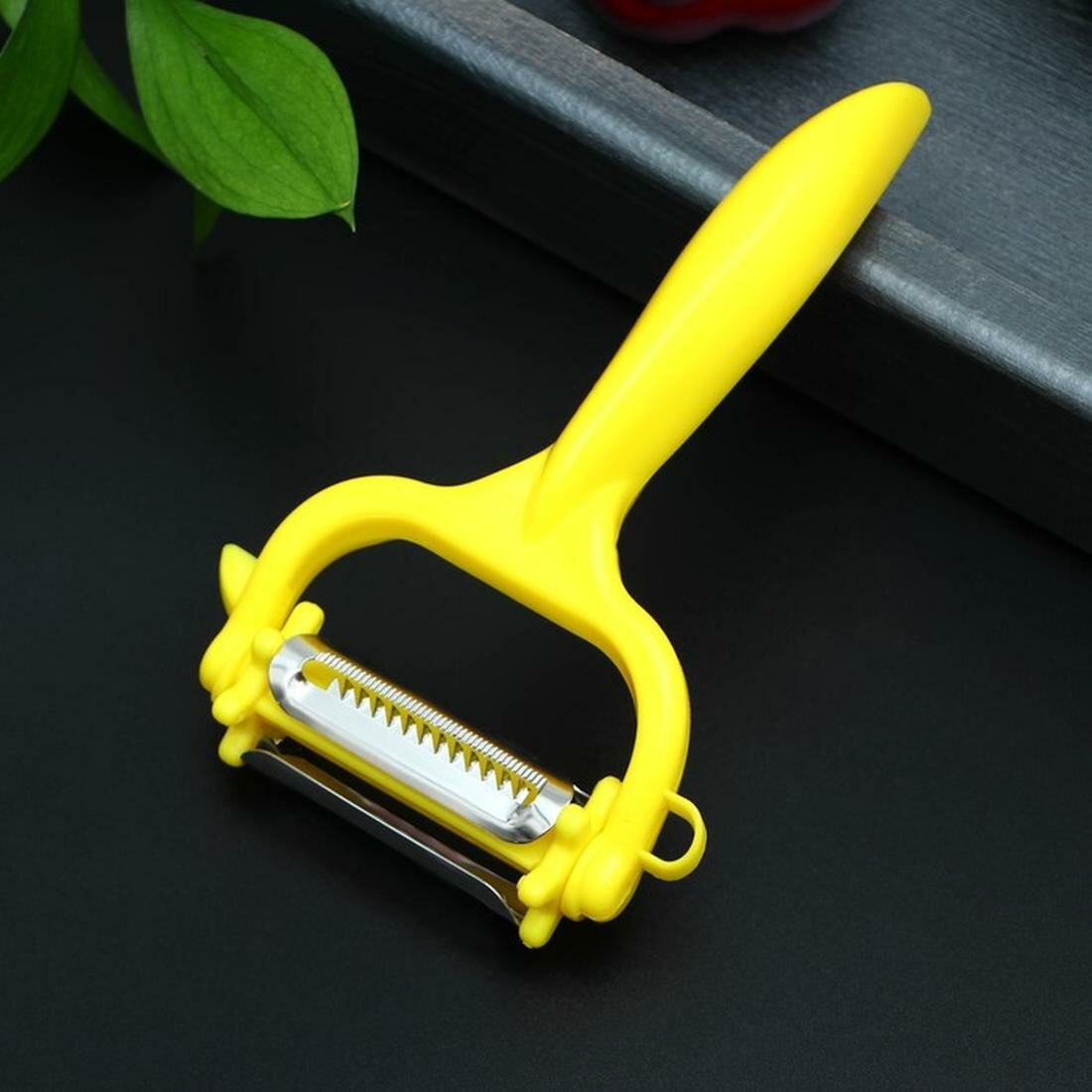 Овощечистка многофункциональная Доляна, 16 × 9 см, цвет: микс