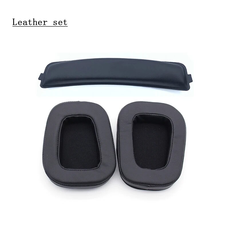 Кожаные амбушюры для Logitech G933 G633 G635 G935 G633S G933S leather set
