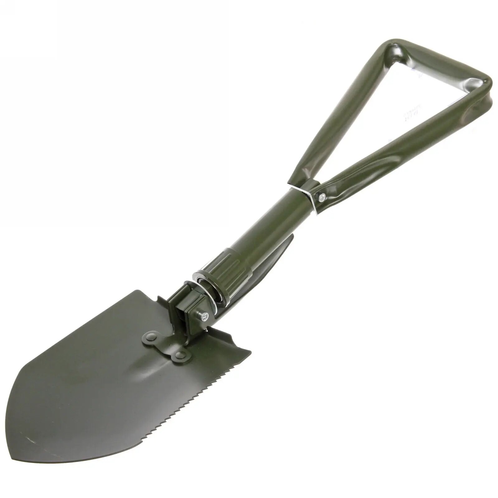 Лопата складная туристическая 60см, металл/пластик, цвет хаки, чехол для компактной переноски
