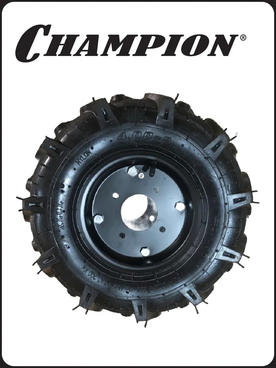 Колесо левое CHAMPION 111110030016SET, для культиватора и мотоблока, 2019 г.