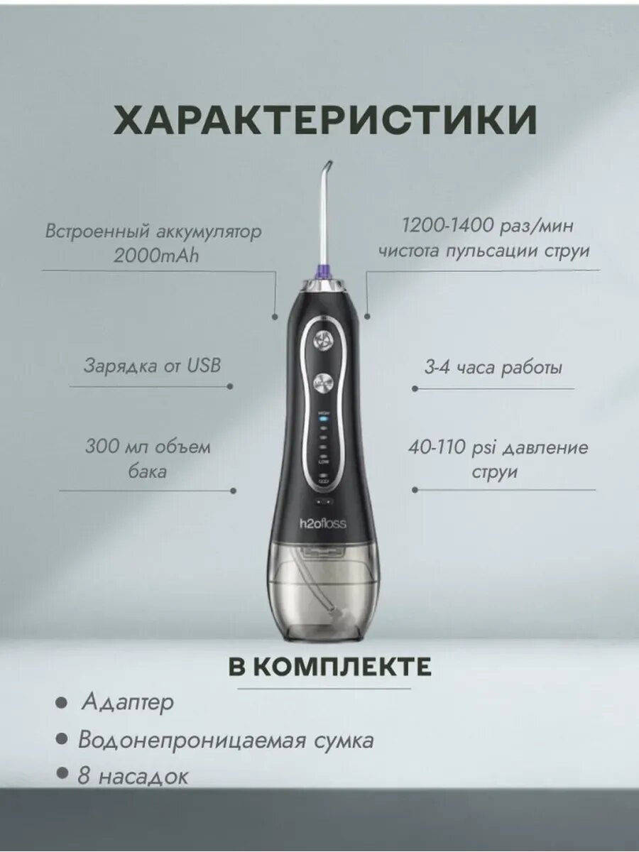 Компактный портативный ирригатор для чистоты и здоровья