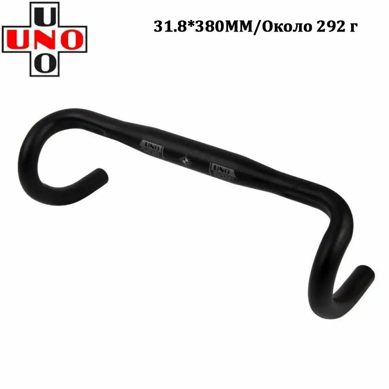 Велосипедный Руль, Подходит Для Шоссейных Велосипедов И Креплений, Диаметр 31,8 Мм, Длина 380 Мм, Черный