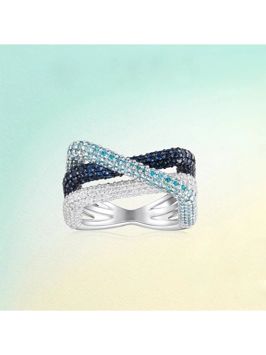 Кольцо, фианит, кристалл, циркон