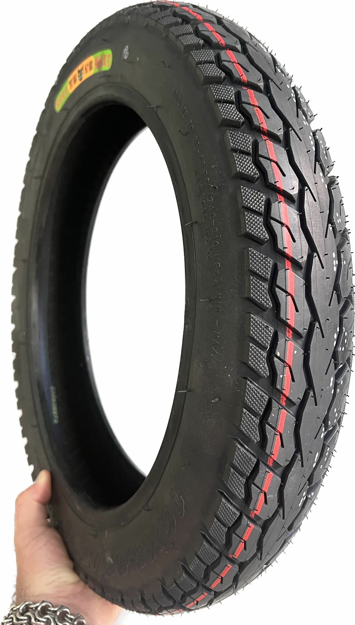 Покрышка для электровелосипеда колхозника monster или моноколеса 16x3.0 / 79-305/