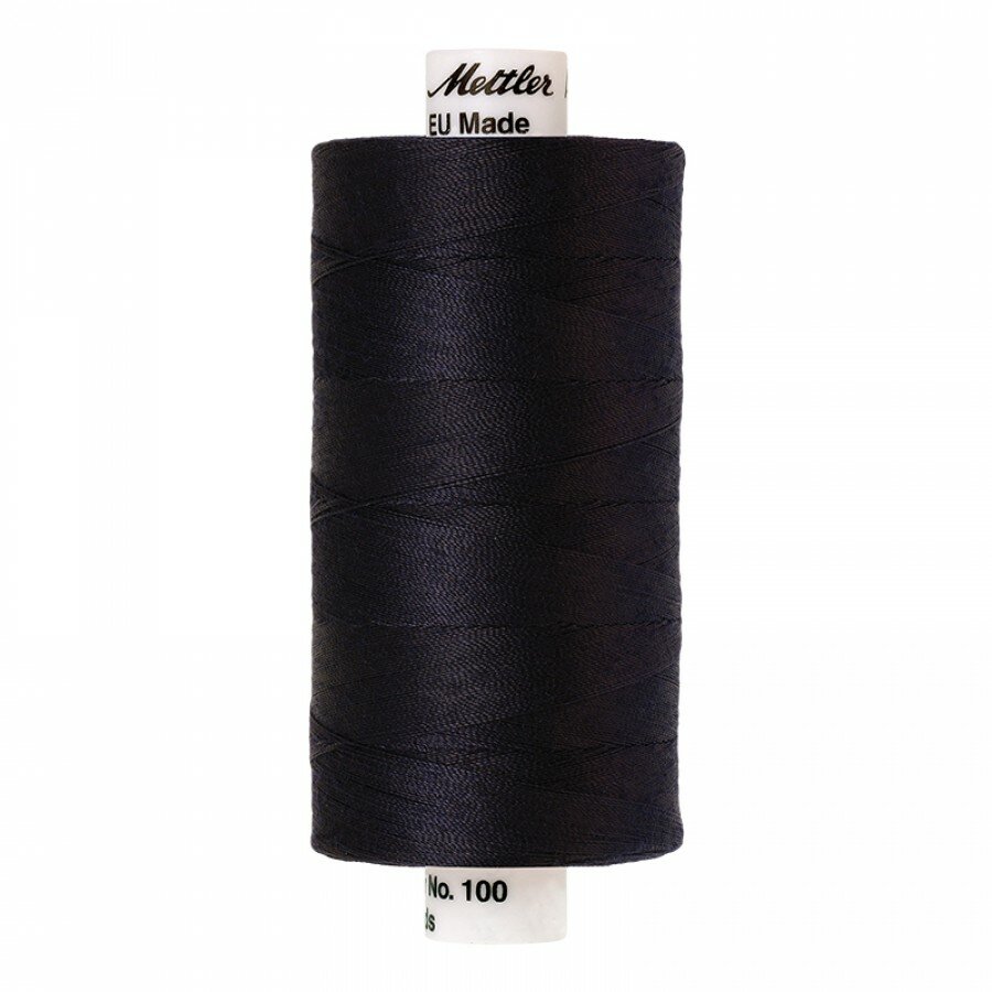 Нить универсальная SERALON 100, 1000 м "0821 Darkest Blue"