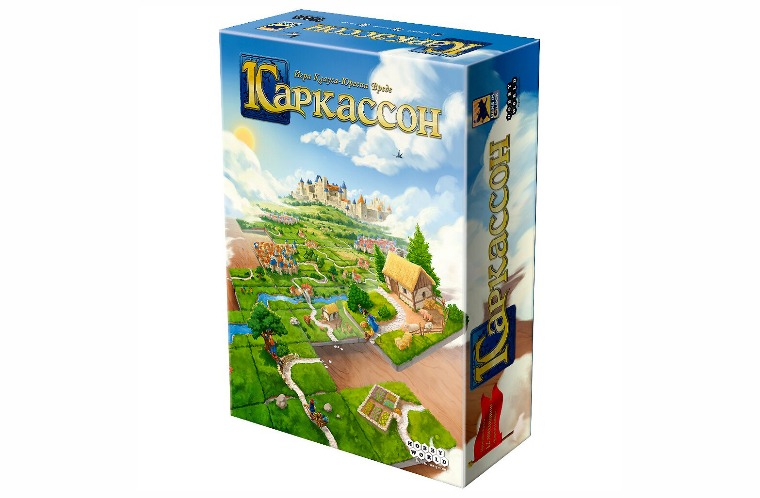 Настольная печатная игра "Каркассон" базовый набор, стратегическая, возраст 7+