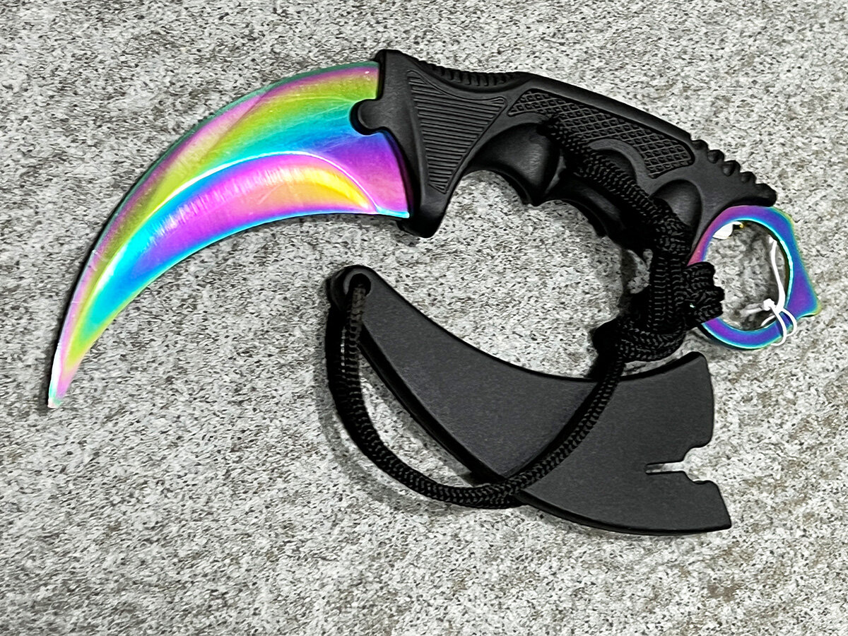 Нож Керамбит тренировочный Stalker CS GO