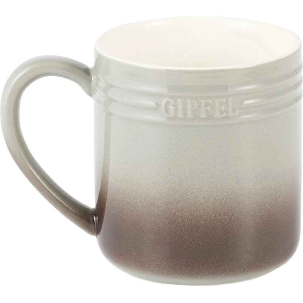 Кружка GIPFEL CLIFF 430 мл, 1 шт, серый, керамика 51878
